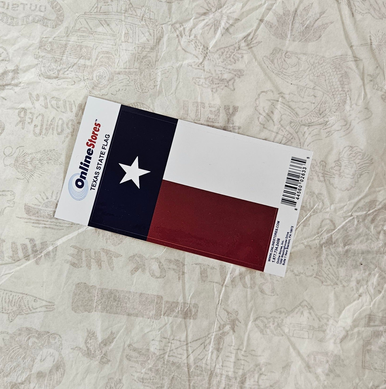 Texas Flag Decal 3.5x5 | THE DAYTRIPPER