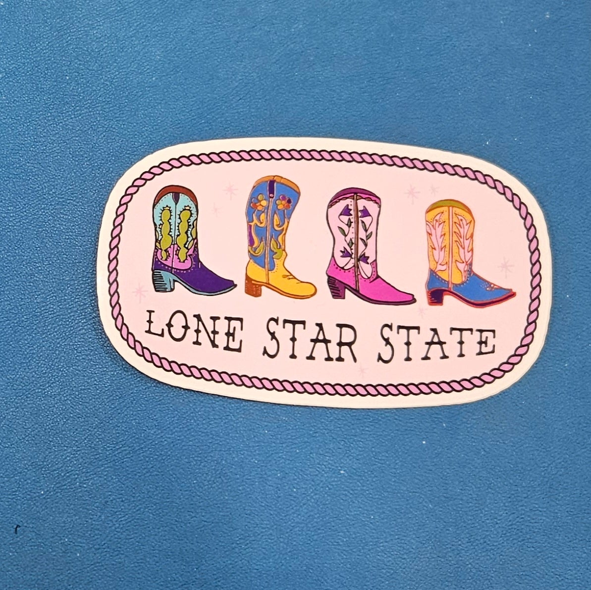 Lone Start State Boots Sticker | THE DAYTRIPPER