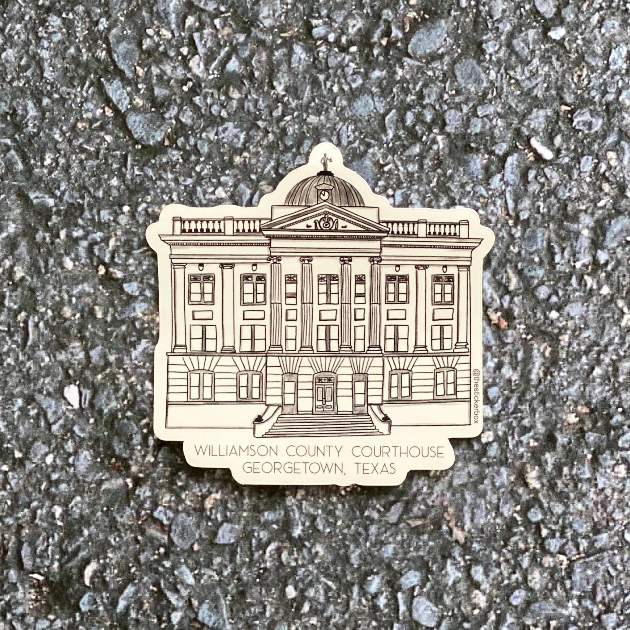 Sticker- Georgetown Courthouse | THE DAYTRIPPER